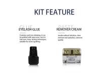 China Mink Eyelash Extension Storage Kit Set Tweezers Glue Mascara Brush Tape Packaging Form Cleanser Patches Wholesale for sale
