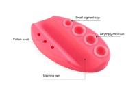 China High Quality Silicone Permanent Makeup Machine Stand Holder Tattoo Makeup Pigment Ink Cup 3 colors for sale