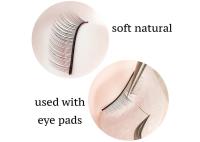 China Handmade Training 8cm Natural Fake Eyelashes For Beauty Salon for sale