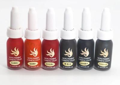 China 15ML Lip Natural Plants Permanent Makeup Tattoo Ink Microblaing Liquid Pigment for sale