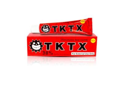 China TKTX 38% Ingredient 10g Pain Killer Tattoo Topical Anesthetic for sale