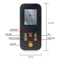 China Black Alumium Alloy 1.35W Wireless Black Permanent Makeup Machine for sale