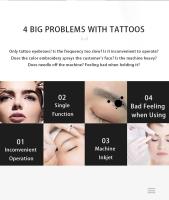 China Aluminium Alloy Multifunctional Permanent Tattoo Makeup Pen For Eyeliner for sale