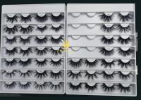 China 50 Pairs 25M 3D Faux Mink Natural Fake Eyelashes Vendor Mink Eyelashes for sale