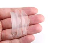 China Silica Gel Transparency Recycling S M L Silicone Eyelash Perm Rods for sale
