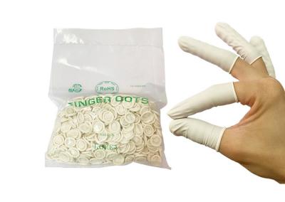 China Hot selling Disposable Latex Finger Cots Non-toxic Antistatic Protector Fingertip Fingers Work Gloves Protector for sale