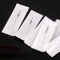 China Sterile disposable needle 0.35*50mm for permanent makeup/needle cap, for mircobalding tattoo needles and tattoo supplies for sale