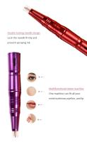 China 18000-35000rpm Wireless Aluminum Alloy PMU Permanent Makeup Tattoo Machine for sale