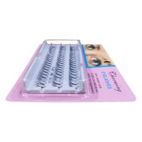 China Handmade Synthetic hair  Individual Synthetic Natural False Eyelashes for sale