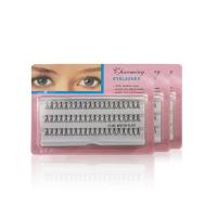 China Handmade Synthetic hair  Individual Synthetic Natural False Eyelashes for sale