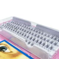 China Handmade Synthetic hair  Individual Synthetic Natural False Eyelashes for sale