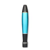 China Wholesale Wireless Metal Blue Leather Scroll Pen A1 Permanent Makeup Tattoo Kit for sale