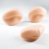 China 3D Tattoo Practice Skin Eyebrows Lip Exercises 90 Grams Makeup Silicone Heads for sale
