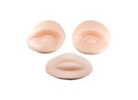 China 3D Tattoo Practice Skin Eyebrows Lip Exercises 90 Grams Makeup Silicone Heads for sale