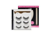 China Magnet Eyelashes Magic Glue Self Adhesive Eyeliner Fluffy False Eyelashes for sale