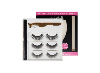China Magnet Eyelashes Magic Glue Self Adhesive Eyeliner Fluffy False Eyelashes for sale