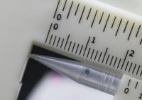 China Plastic 25mm Sterilized Tattoo 1R Needles Tip Nozzle  For Eyebrow Permanent Makeup Tattoo Machine Needle for sale