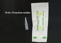 China Plastic 25mm Sterilized Tattoo 1R Needles Tip Nozzle  For Eyebrow Permanent Makeup Tattoo Machine Needle for sale