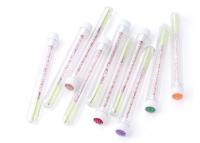 China High level 10cm Disposable Crystal Independent Tube Brushes Brow for sale