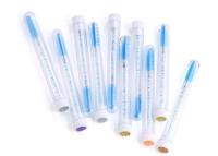China High level 10cm Disposable Crystal Independent Tube Brushes Brow for sale