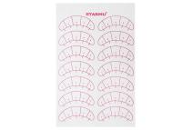 China Grafting Five Point Under Eye Eyelash Extension Sticker Lash Map Stickers For Beginner Practice Makeup for sale