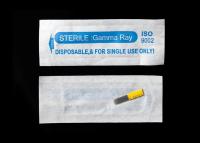 China Stainless Steel And Plastic Sterilized 17U Tattoo Machine Needle Double Rows for sale