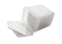 China 200 Pcs Eyelash Extension Glue Remover Cotton Paper Wipes Eyelash Tweezer Glue Cleaner Pads for sale
