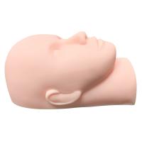 China Silicone Rubber Permanent Makeup Practice Skin , Mannequin Head For Makeup Practice for sale