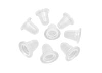 China 1.4cm Disposable Durable Silicone Tattoo Ink Ring Caps Eyelash Grafting for sale