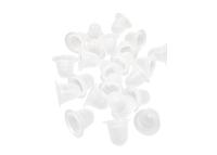 China 1.4cm Disposable Durable Silicone Tattoo Ink Ring Caps Eyelash Grafting for sale