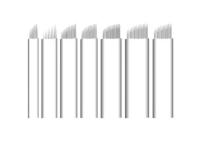 China 0.20mm /  0.25mm Tattoo Manual Pen 0.25mm 14Z Permanent Makeup Needles for sale
