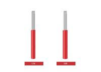 China 0.35MM SS Stainless Steel Microblading Manual Eyebrow Tattoo Needle for sale