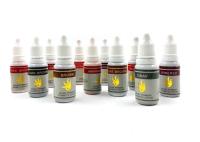 China 12ml Liquid Natural Tattoo Pigment Permanent Makeup Eyebrow Tattoo Ink for sale
