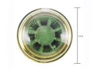 China Black Color 25mm 5D Extension Natural Fake Eyelashes Fluffy Mink False Eyelash for sale