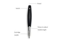 China Black 7V Rotative Permanent Makeup Machine Wireless Touch Screen for sale