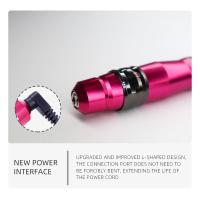 China Rose Red Copper Permanent Makeup Machine Pen For Eyebrow Lips for sale