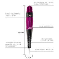 China Rose Red Copper Permanent Makeup Machine Pen For Eyebrow Lips for sale