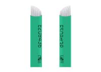 China 0.18mm 14 Pin Single Package Disposable Permanent Makeup Tattoo Needles for sale