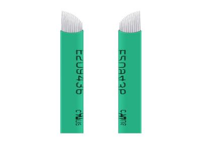 China 0.18mm 14 Pin Single Package Disposable Permanent Makeup Tattoo Needles for sale