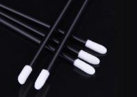 China Black Plastic Makeup Lip Applicator Wands Disposable Lip Brush for sale