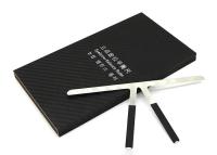 China Stainless Steel Eyebrow Microblading Ruler Three Point Positioning Makeup Permanent Stencil Shaper for sale