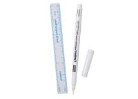 China 12g White Waterproof Eyebrow Marker Pen For Tattoo Positioning for sale