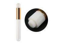 China White Nose Blackhead Eyelash  Makeup Cleaner Brush Wooden Handle for sale