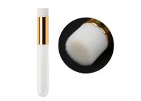 China White Nose Blackhead Eyelash  Makeup Cleaner Brush Wooden Handle for sale