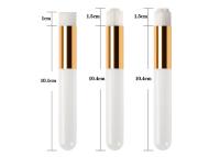 China White Nose Blackhead Eyelash  Makeup Cleaner Brush Wooden Handle for sale
