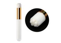 China White Nose Blackhead Eyelash  Makeup Cleaner Brush Wooden Handle for sale