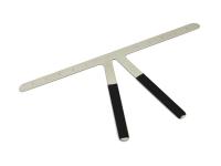 China Siliver SS Permanent Makeup Three Point Positioning Brow Ruler eyebrow design tools For Eyebrow Permanent makeup for sale