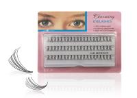 China Medium Size Natural Long Individual Synthetic False Eyelash Extensions for sale