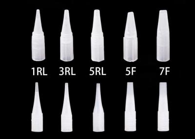 China 7F Transparent Eyebrow Plastic Tattoo Machine Needle Individual Package for sale