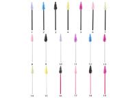 China 50pcs/Bag Plastic Eyelash Extension Teardrops Brush Disposable Teardrops Brush for sale